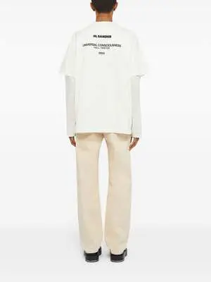 JIL SANDER Mid-rise Straight-leg Denim Jeans - Neutrals