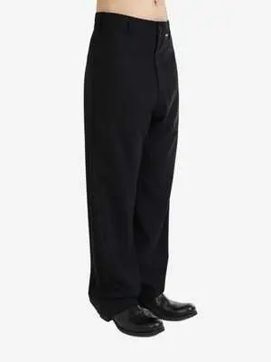 Marni Straight-leg Trousers With Embroidered Logo