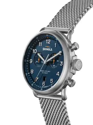 Shinola Chronograph Watch 43mm - Blue