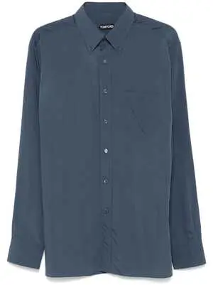 TOM FORD Button-down Shirt - Blue