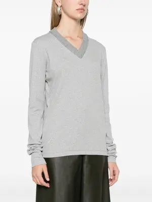Fabiana Filippi Jersey T-shirt - Grey