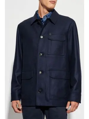 Brioni Buttoned Wool Jacket