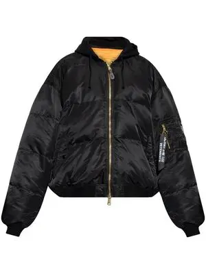 Vetements Quilted Hooded Bomber Jacket