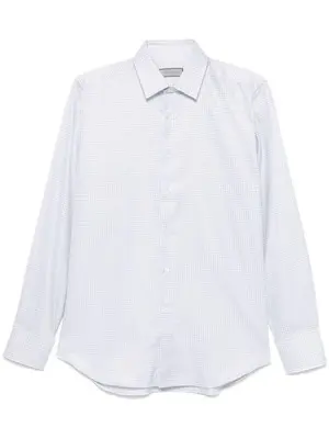 Canali Pattern Shirts For Men