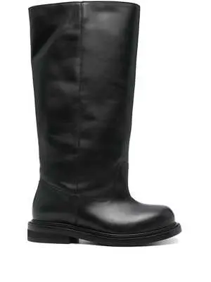 Moschino Leather Mid-calf Boots
