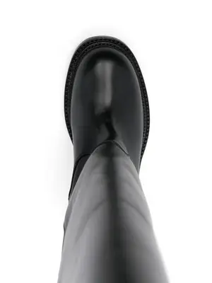 Moschino Leather Mid-calf Boots