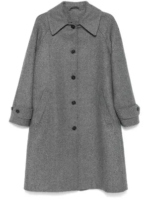 Officine Générale Aretha Mid-length Coat - Grey