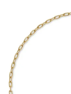 David Yurman 18kt Yellow Diamond Chain Necklace - Gold