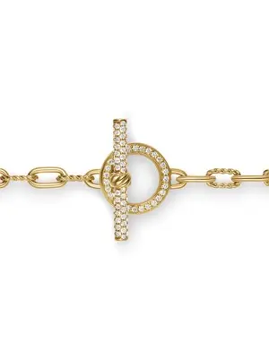 David Yurman 18kt Yellow Diamond Chain Necklace