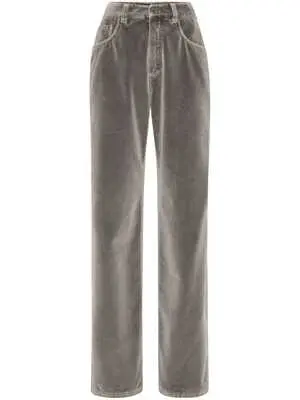 Brunello Cucinelli Logo-patch Flared Trousers