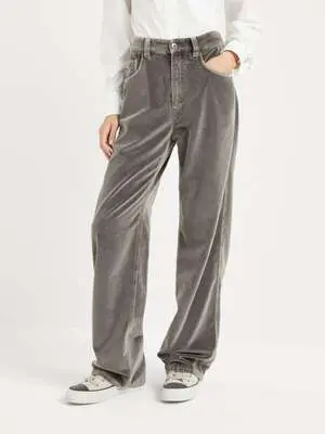Brunello Cucinelli Logo-patch Flared Trousers