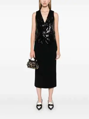 P.a.r.o.s.h Knitted Midi Skirt