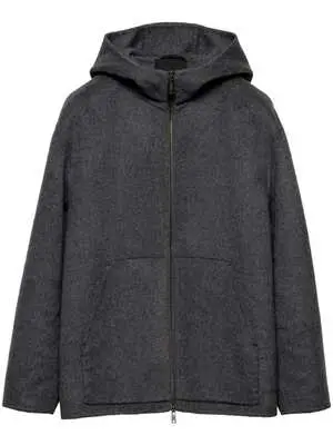 Prada Wool Hoodie Jacket