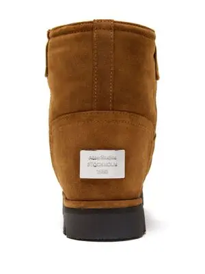 Acne Studios Shearling-lined Leather Boots