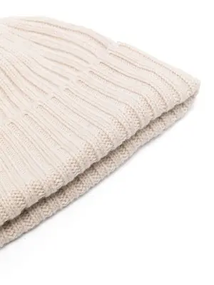 Fedeli Cashmere Beanie - Neutrals