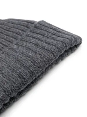 Fedeli Cashmere Beanie - Grey