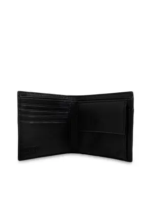 DIESEL Embossed-logo Leather Bi-fold Wallet
