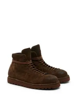 Marsèll Pallottola Combat Boots - Brown