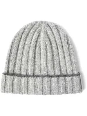 Brunello Cucinelli Cashmere Beanie - Grey