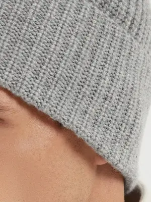 Brunello Cucinelli Cashmere Beanie - Grey