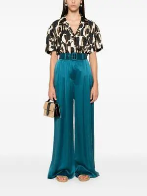 Zimmermann Silk Wide Leg Trousers