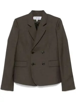 Loewe Wool Interlock Twill Blazer