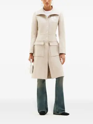 COURREGES Reedition Mid-length Coat - Neutrals