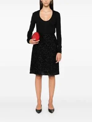 Philosophy Di Lorenzo Serafini Scuba-jersey Top - Black