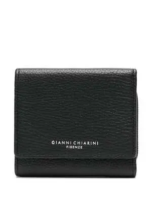 GIANNI CHIARINI Logo-stamp Wallet - Black