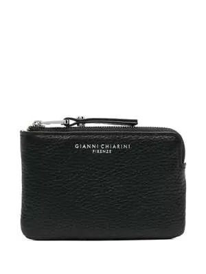 GIANNI CHIARINI Logo-stamp Wallet - Black