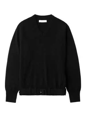Random Identities Belted Sweater