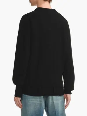 Random Identities Belted Sweater
