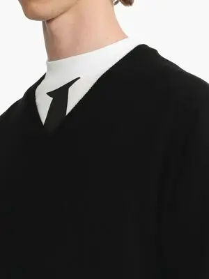 Random Identities Belted Sweater