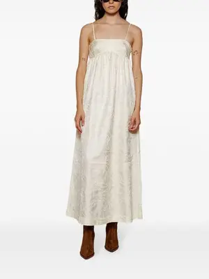 Loulou De Saison Cavola Maxi Dress - Neutrals