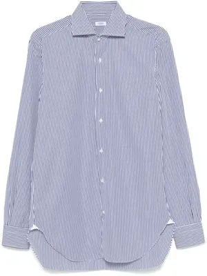 BARBA NAPOLI Striped Shirt - Blue
