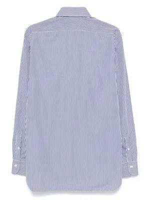 BARBA NAPOLI Striped Shirt - Blue