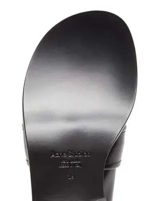 Acne Studios 30mm Brushed Leather Loafers