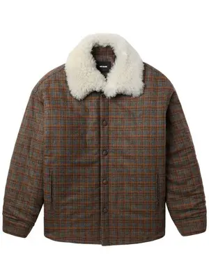 We11Done Check-print Jacket