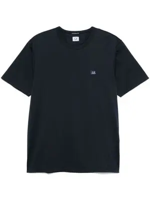 C.P. COMPANY Logo-appliqué T-shirt - Blue