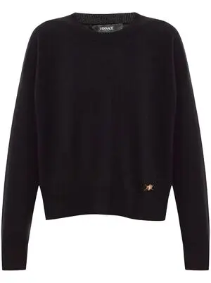 Versace Logo Sweater - Black