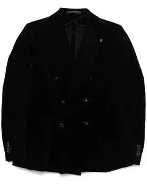 Tagliatore Velvet Double-breasted Blazer