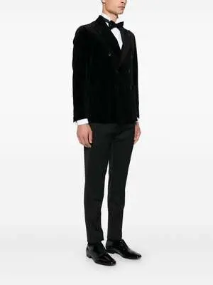 Tagliatore Velvet Double-breasted Blazer