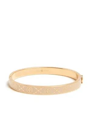 Tory Burch T Monogram Hinge Bracelet
