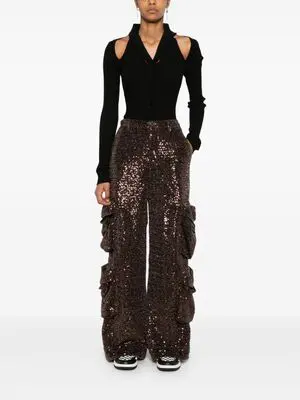 Amiri Sequin Cargo Pants