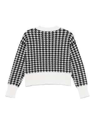 Hugo Houndstooth-intarsia Sweater