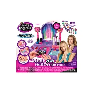 STYLE ME UP! Cra Z Art Shimmer N Sparkle Crazy Lights The Real 8 In 1 Nail Design Studio - Multi