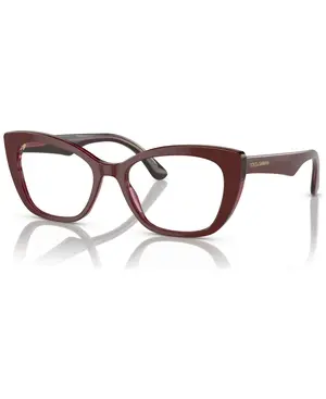 Dolce & Gabbana Eyeglasses - Bordeaux,transparent Bordeaux
