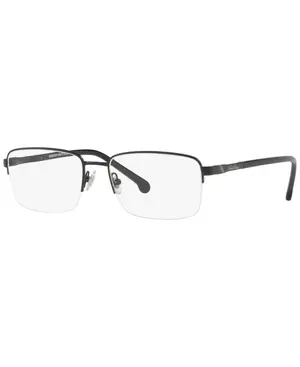 Brooks Brothers Rectangle Eyeglasses - Matte Blk