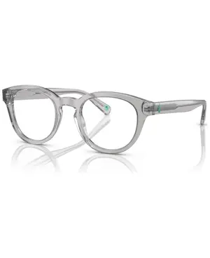 Polo Ralph Lauren Phantos Eyeglasses - Shiny Transparent Gray