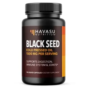 HAVASU NUTRITION Black Seed Oil Nigella Sativa Capsules - No Color